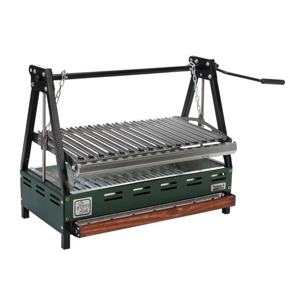 ASADOR EMPOTRABLE TIPO ARGENTINO DE CARBON HOBBY GRILL PAMPA II ELITE E