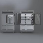 Refrigerador / Congelador Pro con Puerta de Vidrio 120 cm Subzero ...