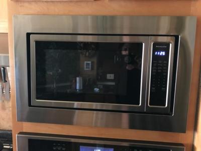 Microondas con Trim 60cm KitchenAid KMCS3022GSS-MK2220AZ Acero ...