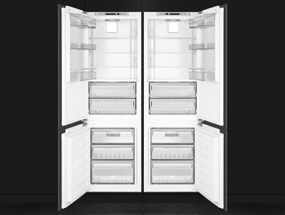 Refrigerador Pareja Panelable 120cm Smeg CB300U + CB300U Querétaro ...