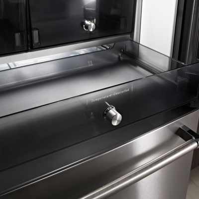 Refrigerador French Door Bottom Freezer 90 cm KitchenAid KRFC704FSS ...