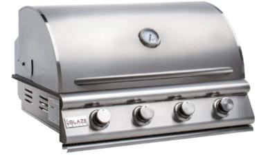 Asador de Gas 81cm BLAZE Grills BLZ-4LBM-LP/NG Acero Inoxidable ...