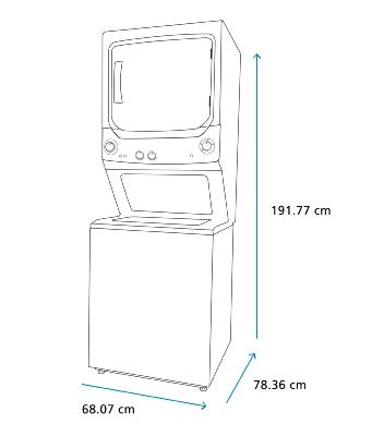 Centro de Lavado 24 kg Electrico 220v. Mabe MCL2440ESBB0 Blanco Cancún ...